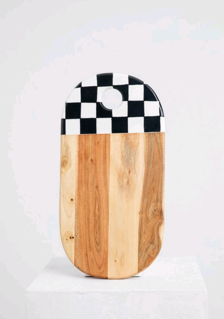MALIBU CHEESE BOARD - CHECKERBOARD – THE DRAWING BOARD